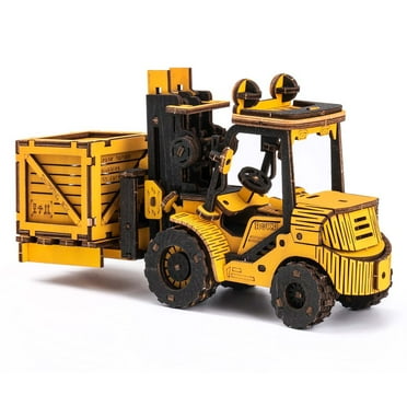 ROKR 3D Wooden Excavator Puzzle - 424 Pieces, Engineering Vehicle Model ...