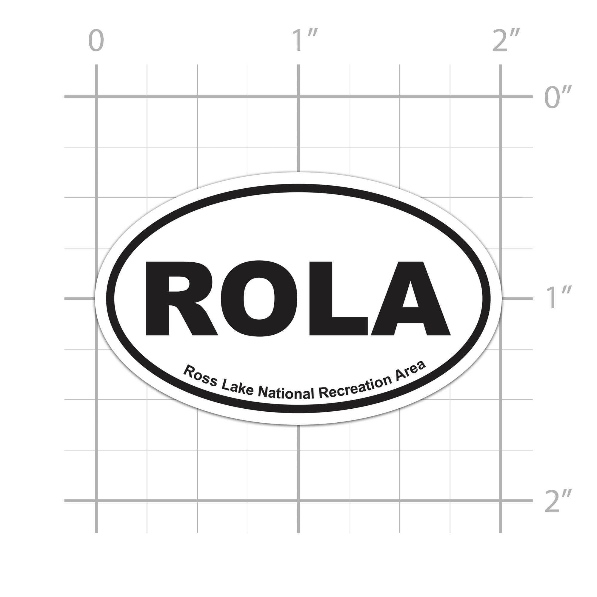 ROLA Ross Lake National Recreation Area Sticker for water bottle phone ...