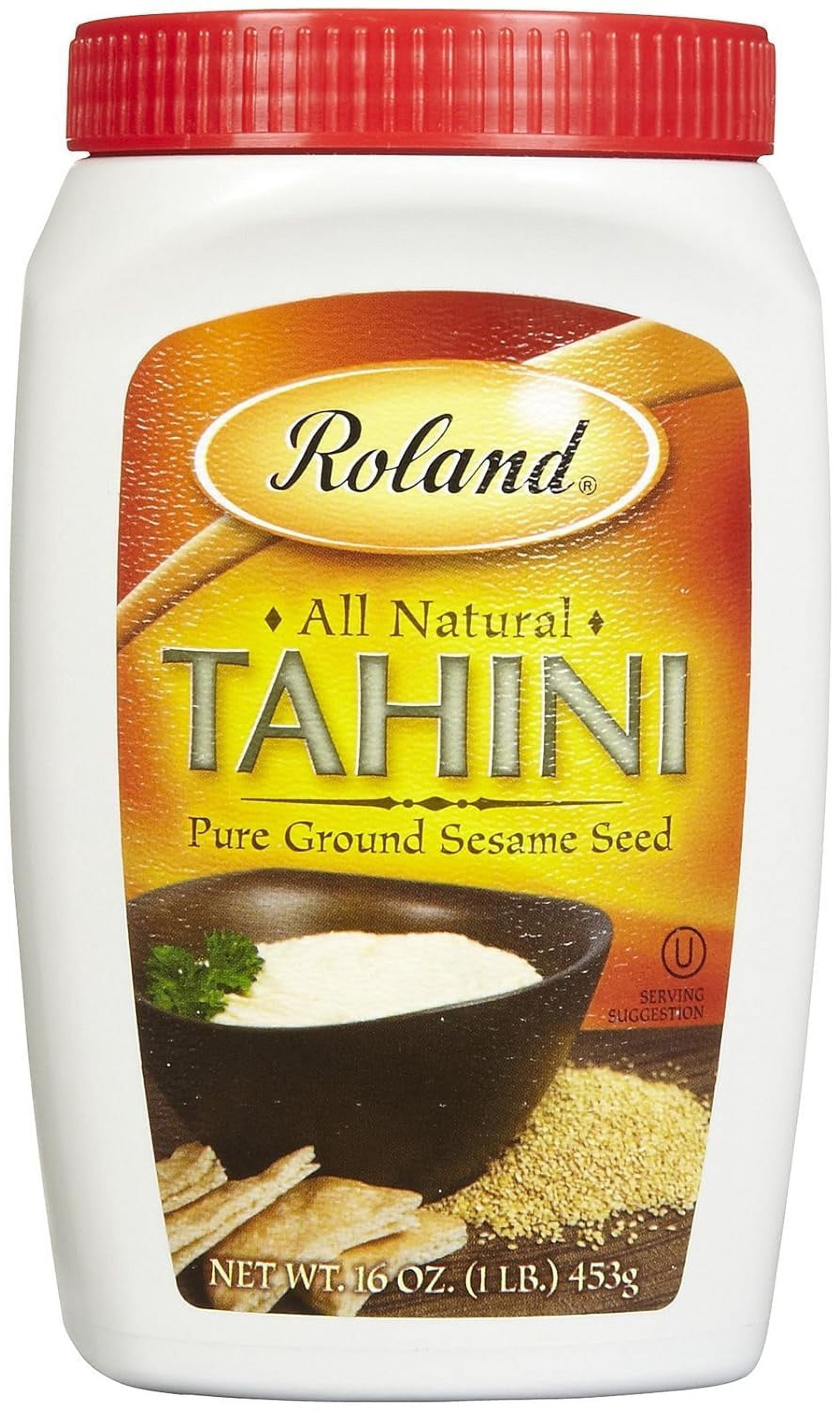 ROLAND Tahini (Pure Sesame Paste), 16 OZ - Walmart.com