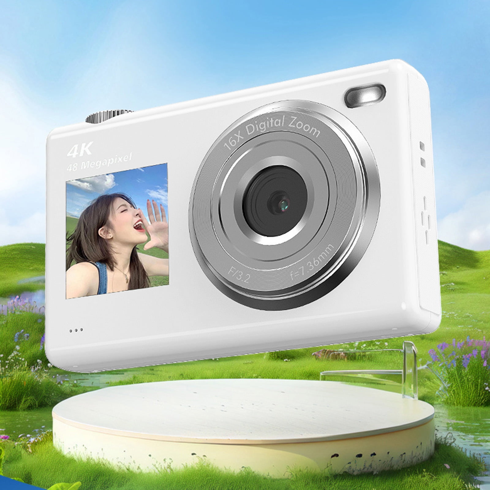 ROLKFUK Digital Camera-HD 1080p/720p Night Vision Pocket Mini Point-and ...