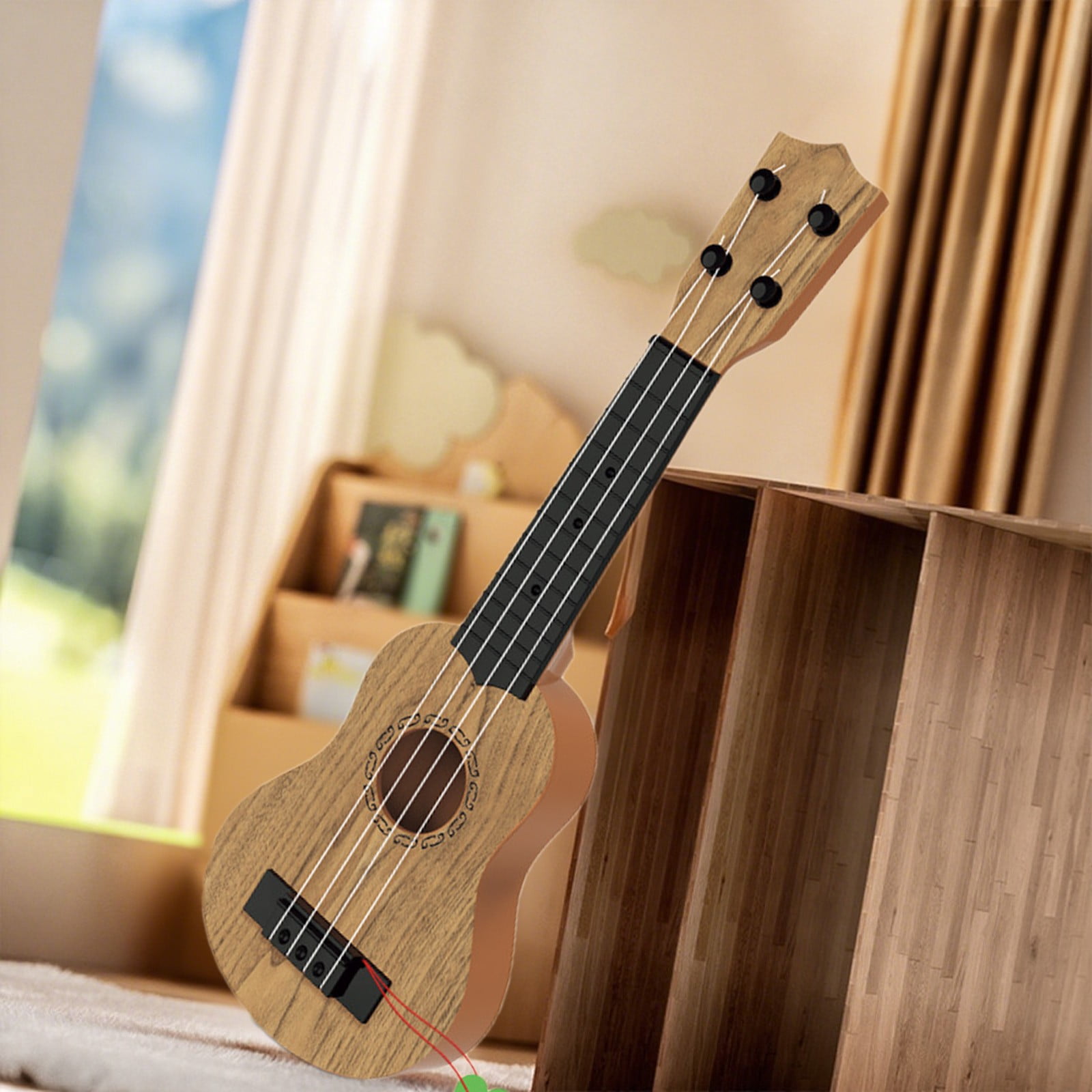 ROLKFUK Ki-ds Playable Ukulele Toy - Tunable Strings, Educational ...
