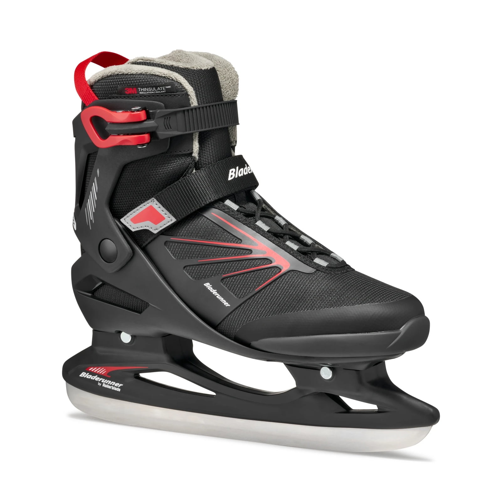 ROLLERBLADE Men's Bladerunner Igniter XT Black/Red Ice Skates, Size: 12 ...