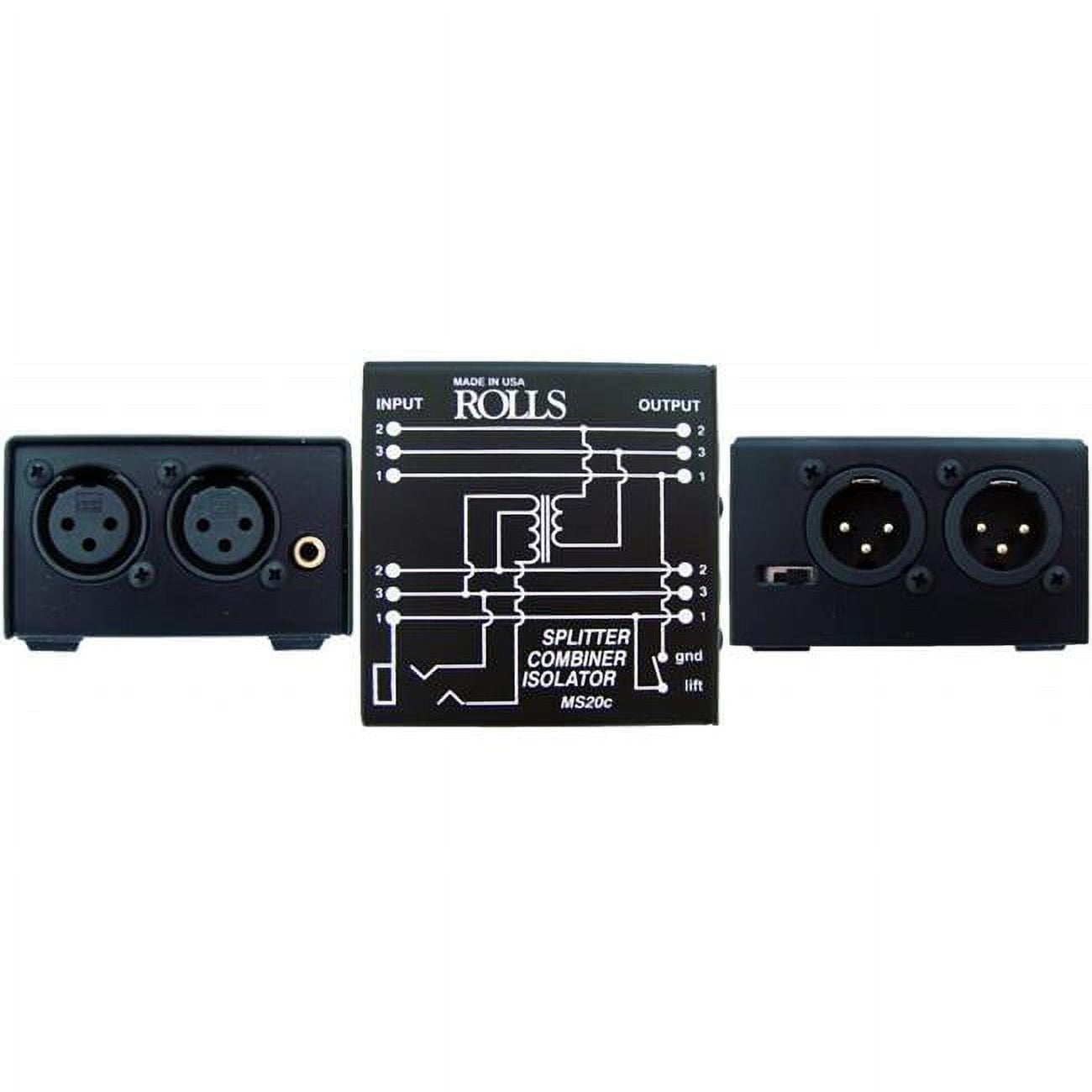 ROLLS Mic Splitter-Combiner-Isolator - Walmart.com