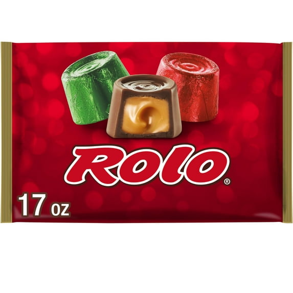 ROLO Rich Chocolate Caramels, BCF26 Christmas Candy Bag, 17 oz ...