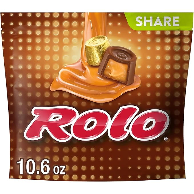 ROLO Rich Chocolate Caramels Candy Share Pack, 10.6 oz ( Pack of 2 ...