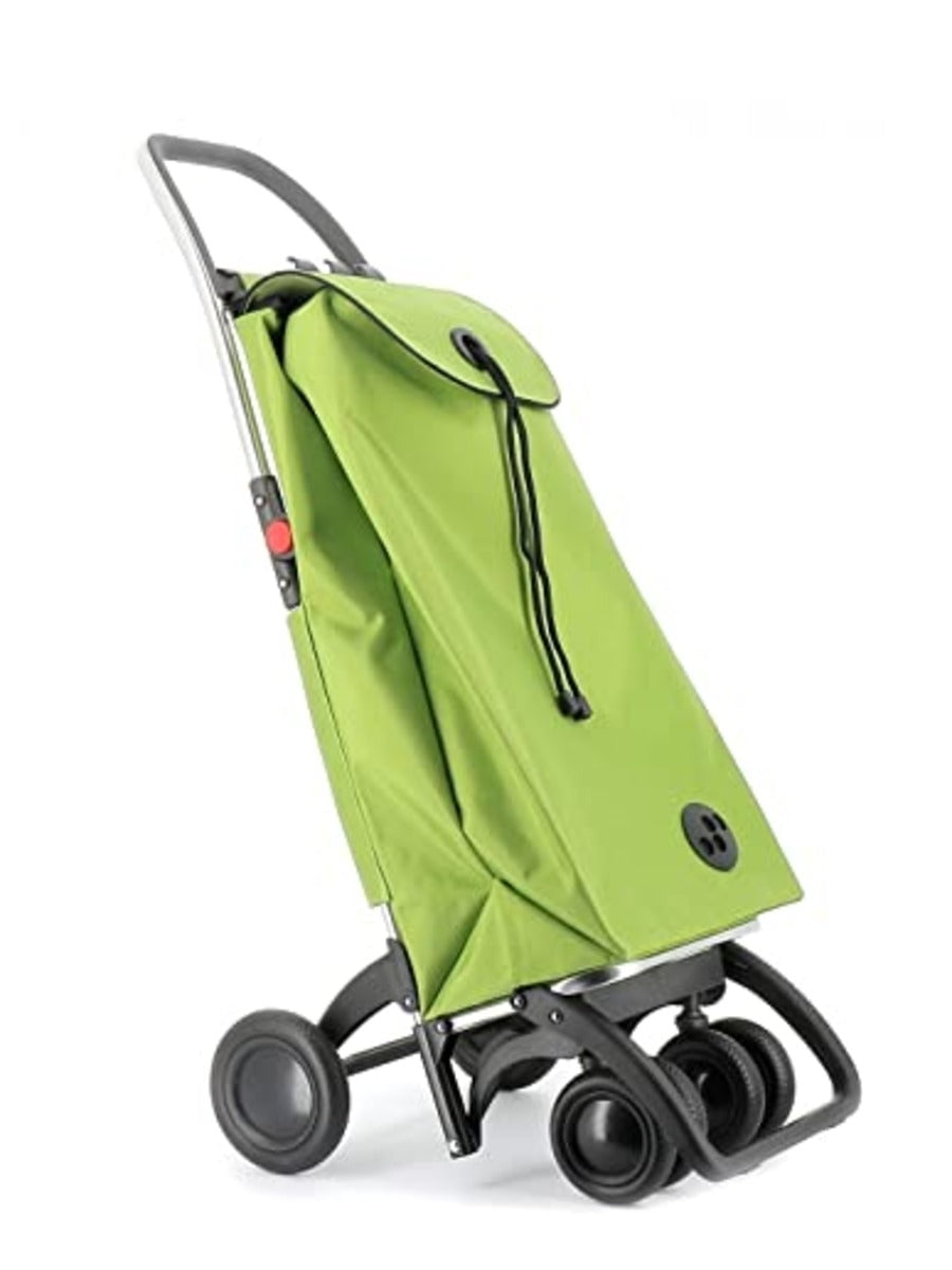 ROLSER I-Max MF 4 Wheel 2 Swivelling Foldable Shopping Trolley - Lime ...