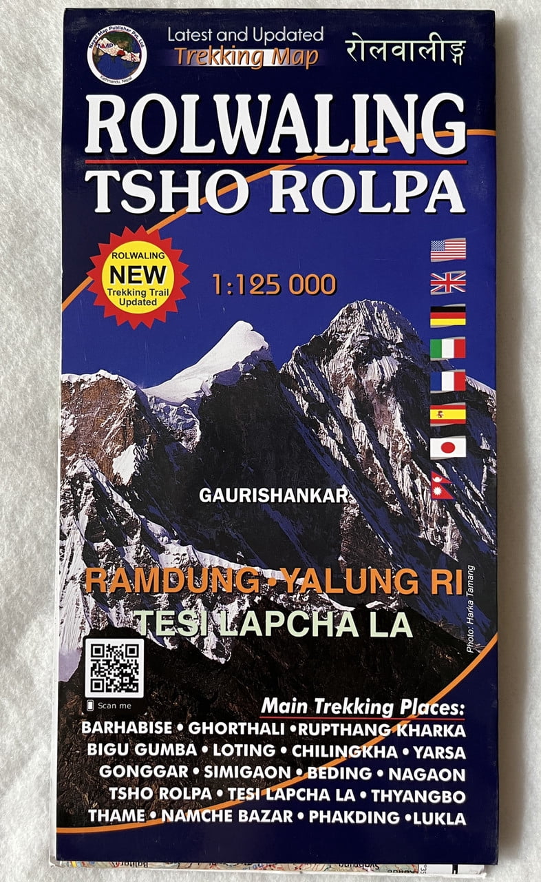 ROLWALING: TSHO ROLPA / 1:125 000 / GAURISHANKAR / RAMPUNG, YALUNG RI ...