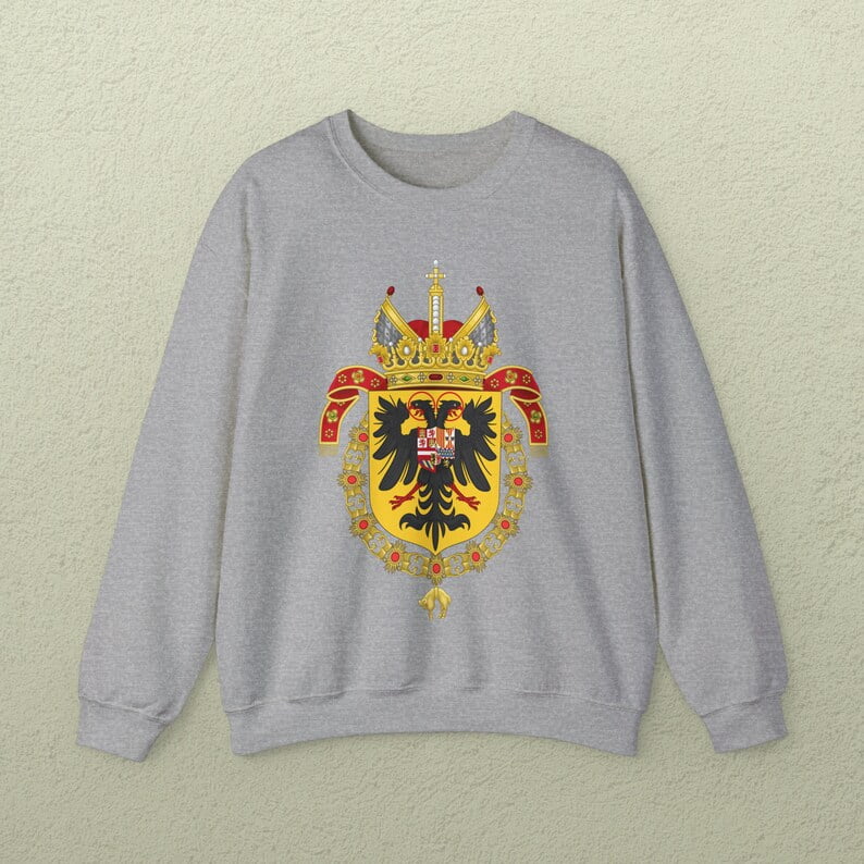 ROMAN Empire Coat Of Arms sweatshirt, Holy Rome Empire Logo Historical ...