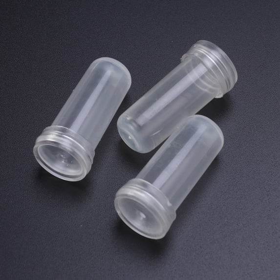 ROMANSENTIAL 1.6x0.7in Transparent Plastic Floral Water Tubes for ...