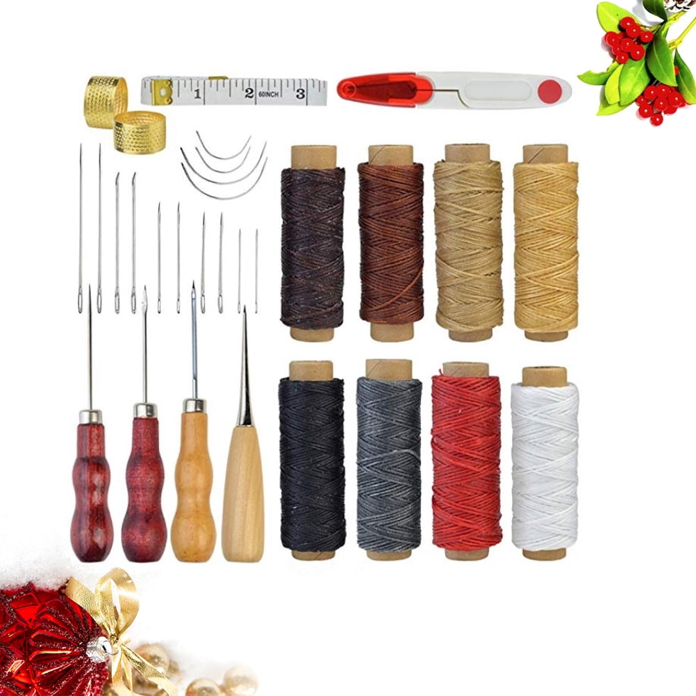 ROMANSENTIAL 1 Set Leather Tool Kit Professional Design Plastic Hand ...