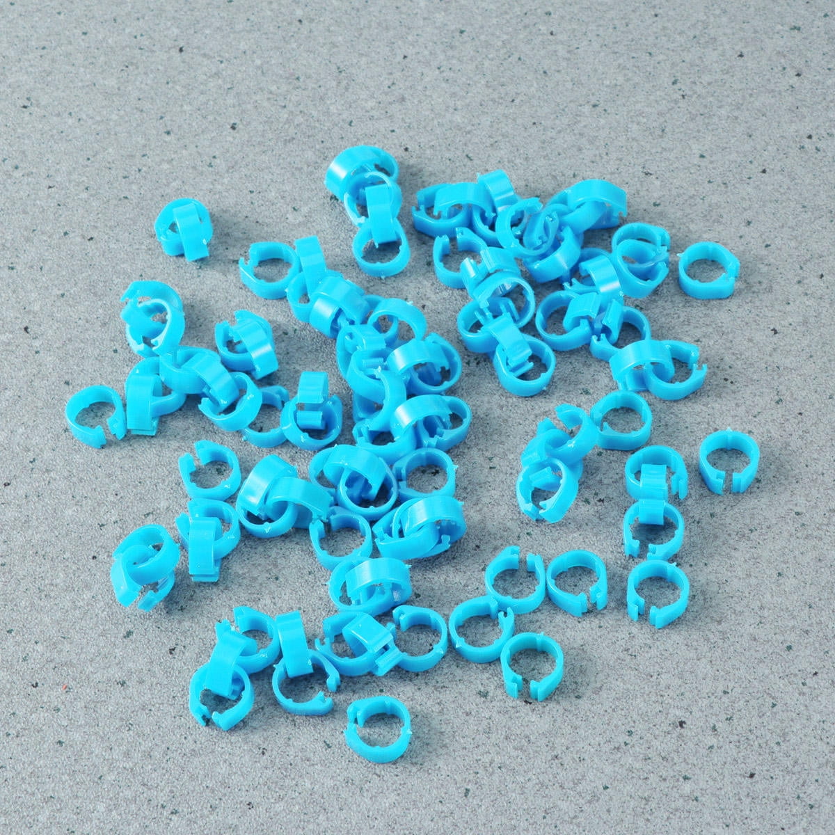 ROMANSENTIAL 100 Pcs Opening Foot Rings for Parrot Leg Bands and Pigeon ...