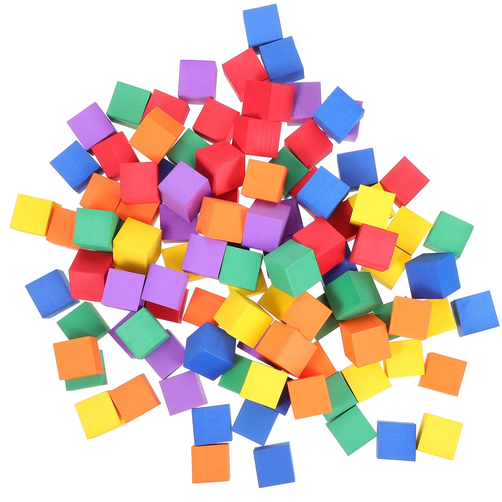 ROMANSENTIAL 102Pcs Geometric Cube Block for Children Toy Educational ...