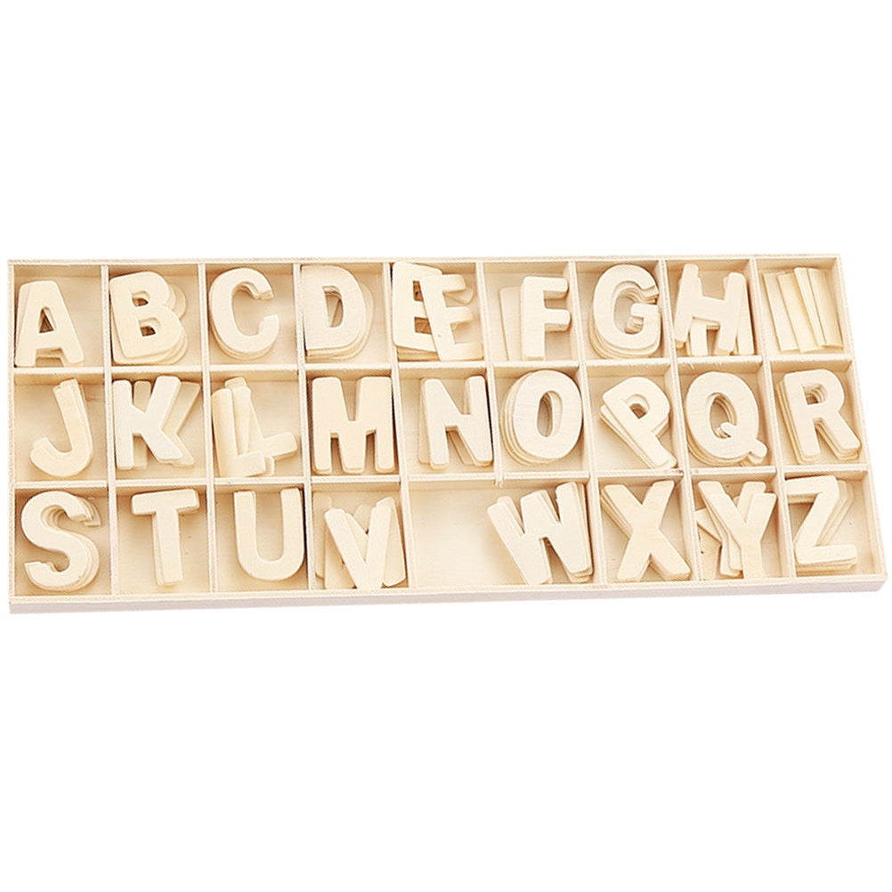 ROMANSENTIAL 130Pcs Alphabet Learning Kit For Children Sensory Learning ...