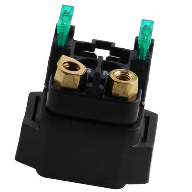 ROMANSENTIAL 1Pcs Black Motorcycle Relay Automotive Starting Relay PVC ...