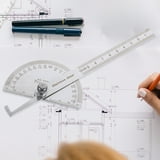 ROMANSENTIAL 1Pcs Round Head Protractor with Swing Arm for Accurate ...