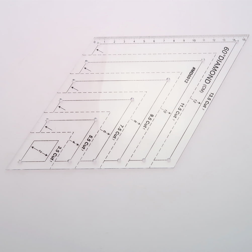 ROMANSENTIAL 1Set Acrylic Quilting Ruler for Quilting and Patchwork ...