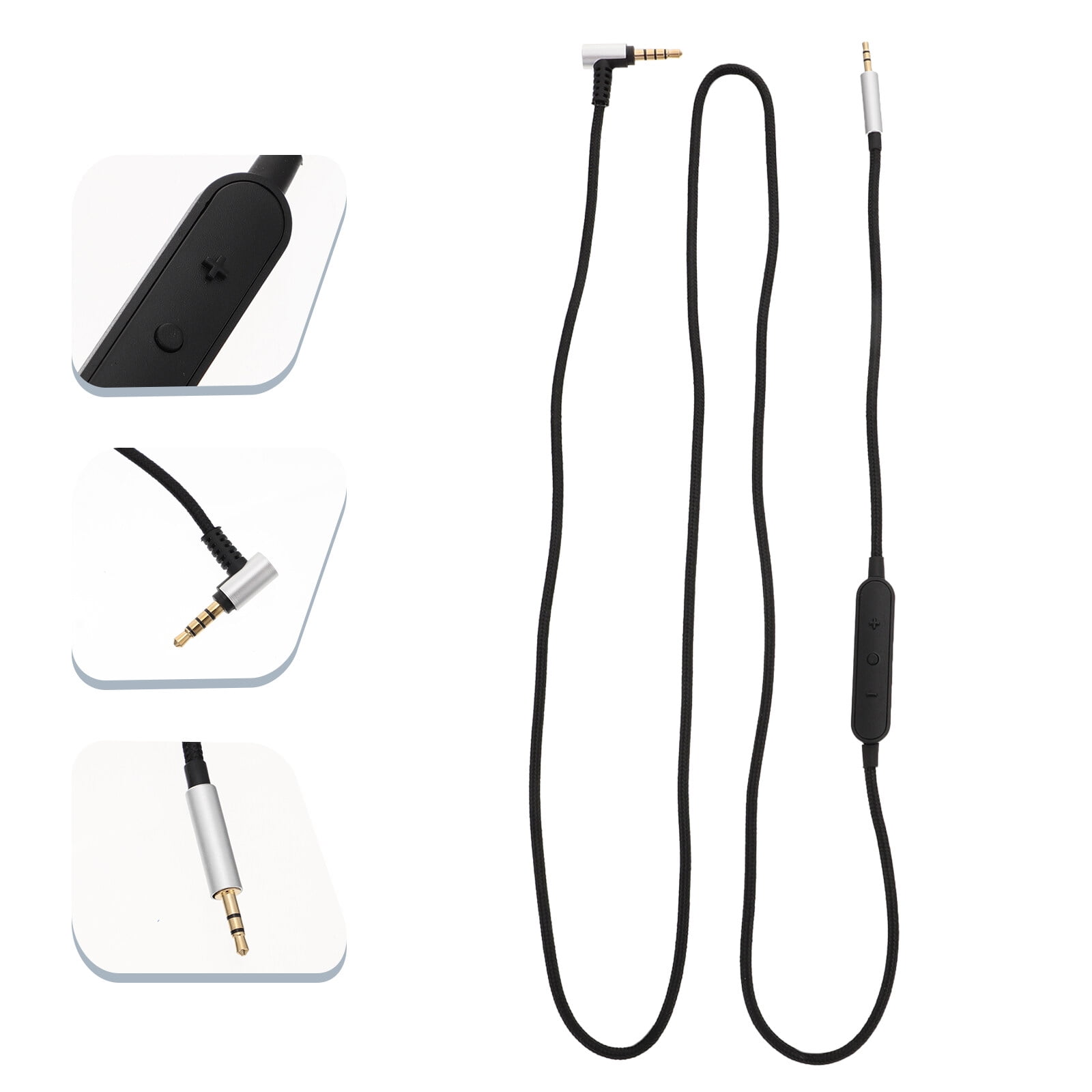 ROMANSENTIAL 1Set Earphone Control Headphone Extension Cable Assorted ...
