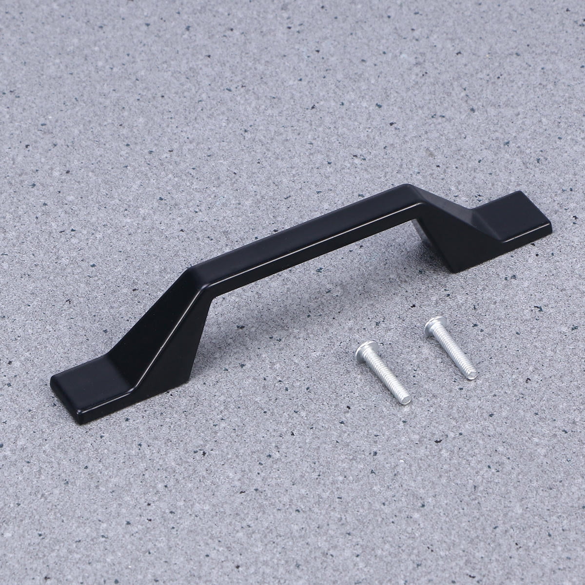ROMANSENTIAL 1Set Flush Handles Cabinet Handle for Cupboard Black ...