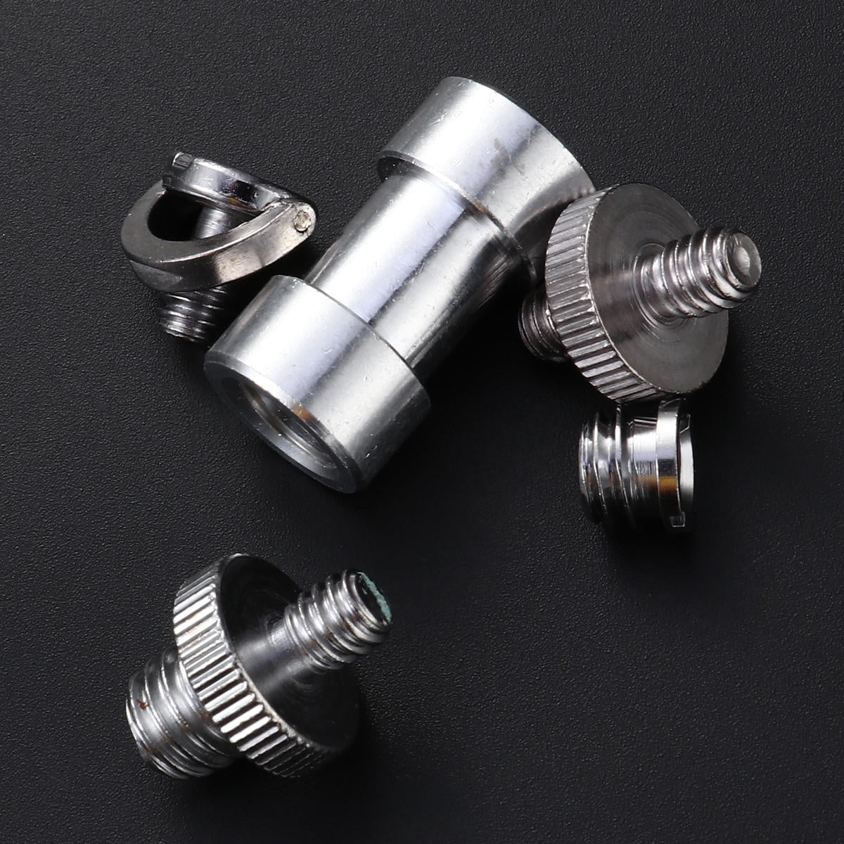 ROMANSENTIAL 22Pc Silver Camera Stand Screws for Dslr and Photography ...