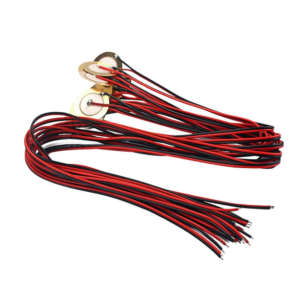 ROMANSENTIAL 24Pcs Red Piezo Pickup Preamp for Acoustic Pickup Preamp ...
