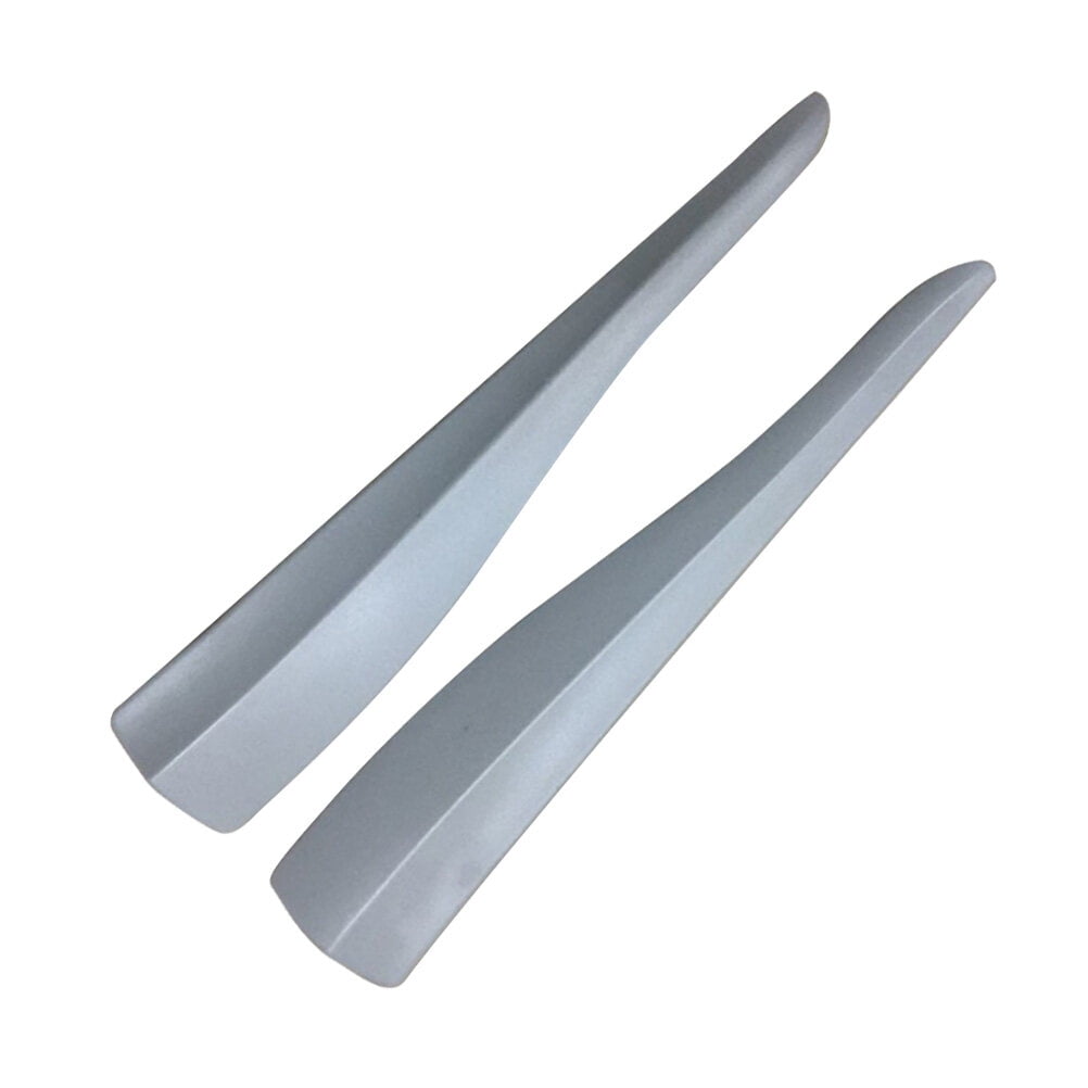 ROMANSENTIAL 2Pcs Anti Collision Car Bumper Guard Strip Grey PVC for ...