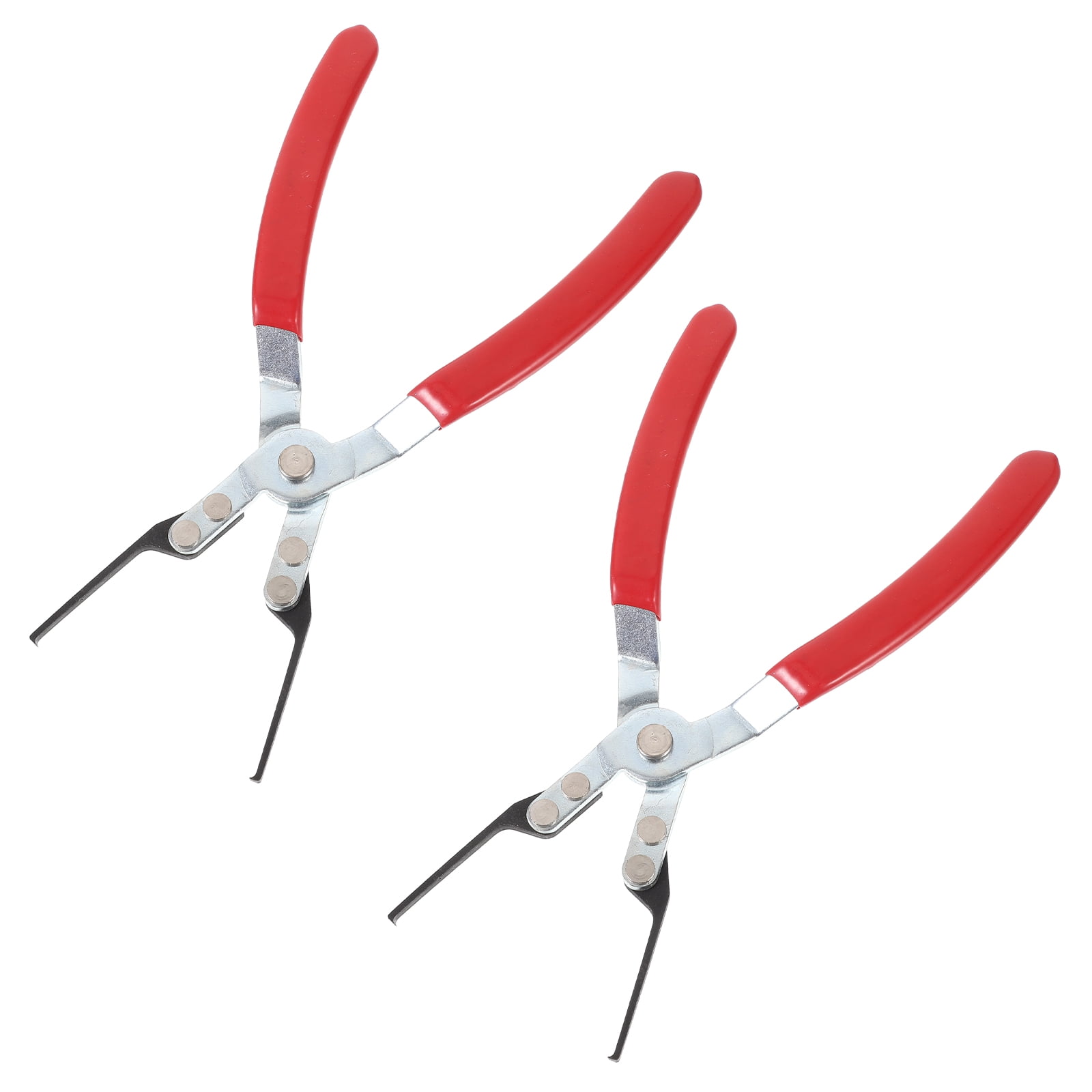 ROMANSENTIAL 2Pcs Red Alloy Steel Pliers for Relay Disassembly and Fuse ...