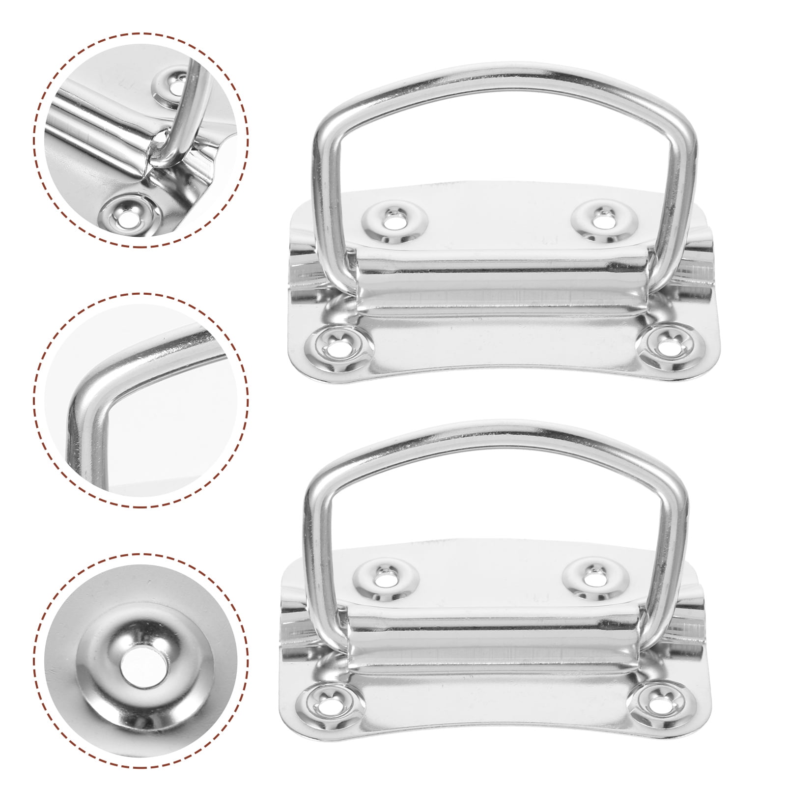 ROMANSENTIAL 2Pcs Stainless Steel Pull Handles Heavy Duty Metal for ...