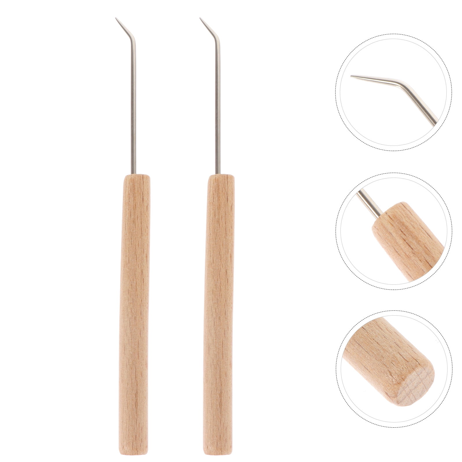 ROMANSENTIAL 2Set Handcraft Crochet Hook Assorted Color for Craft ...