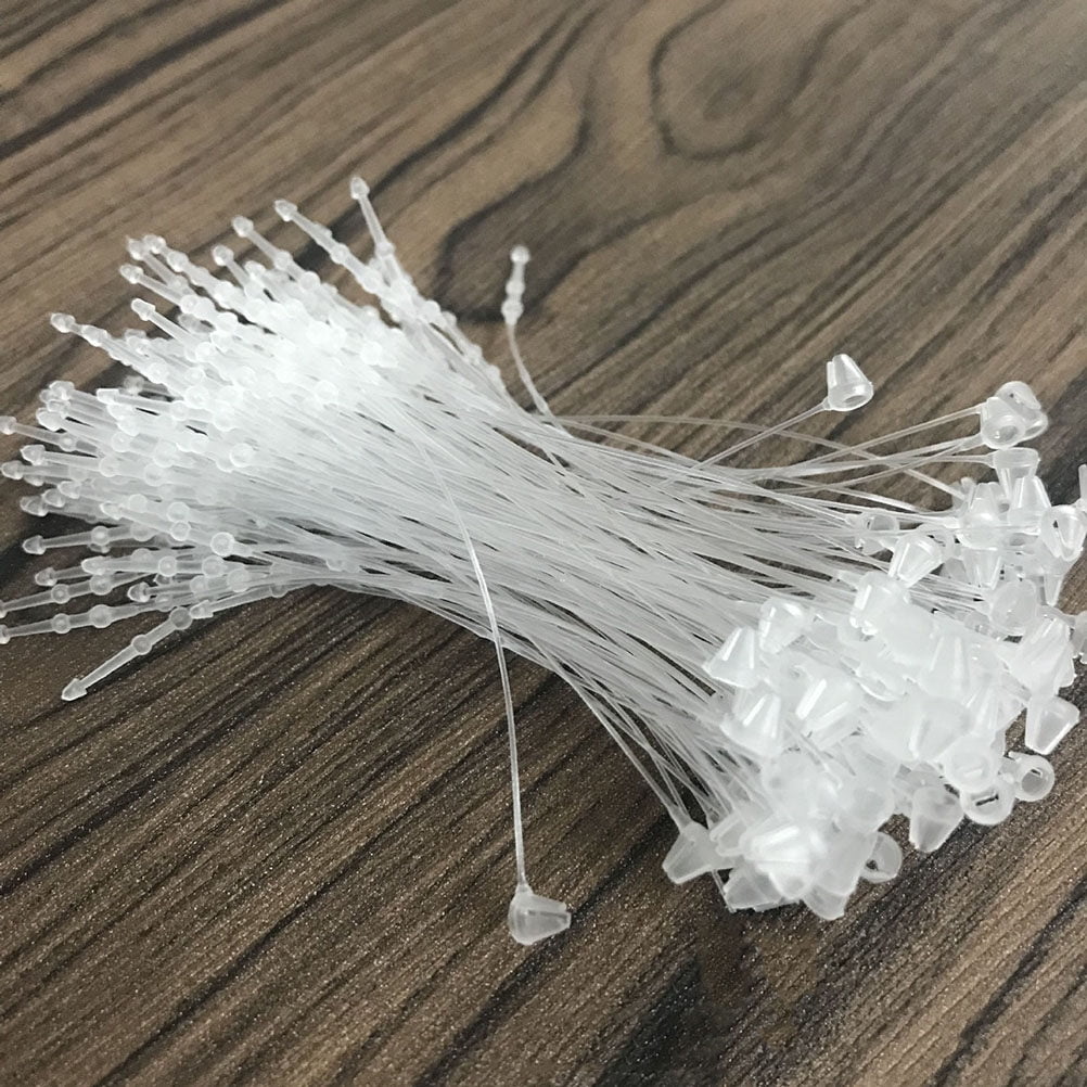 ROMANSENTIAL 3000Pcs Circle White Plastic Tag for Clothing with ...