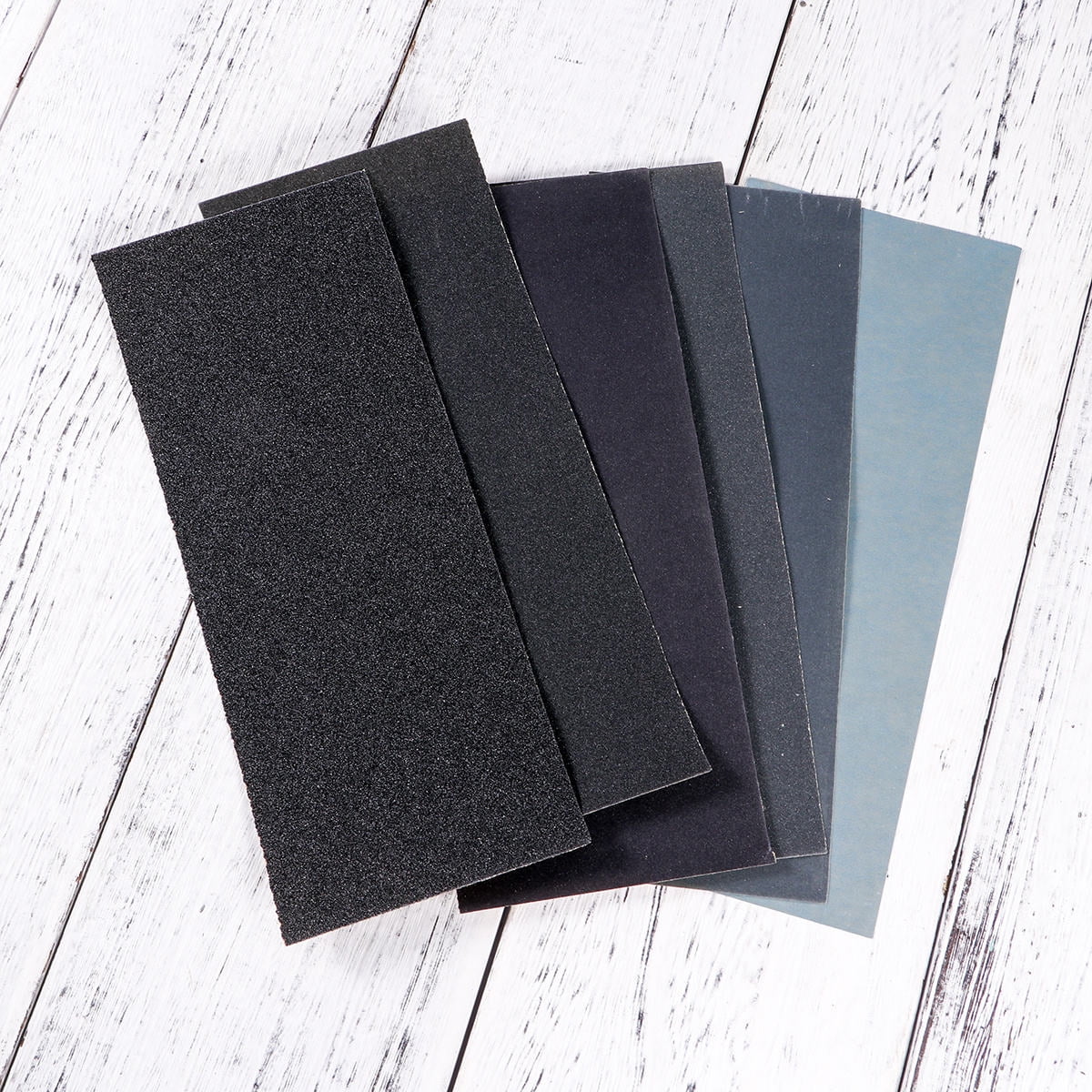 ROMANSENTIAL 36Pack Rectangular Emery Wet Sandpaper Sheets For Diy ...