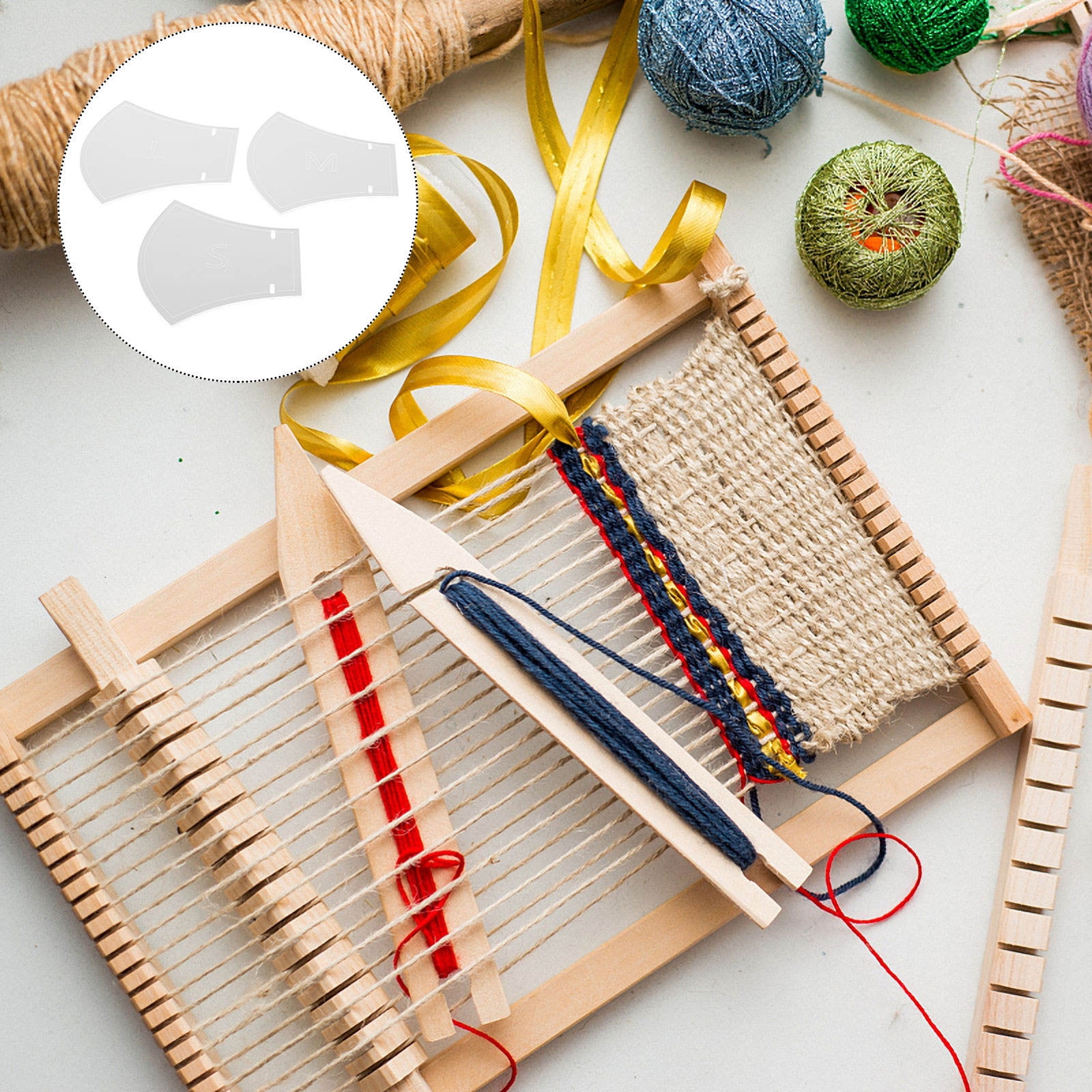 ROMANSENTIAL 3Pcs Acrylic Mask Sewing Pattern Templates for DIY Mask ...