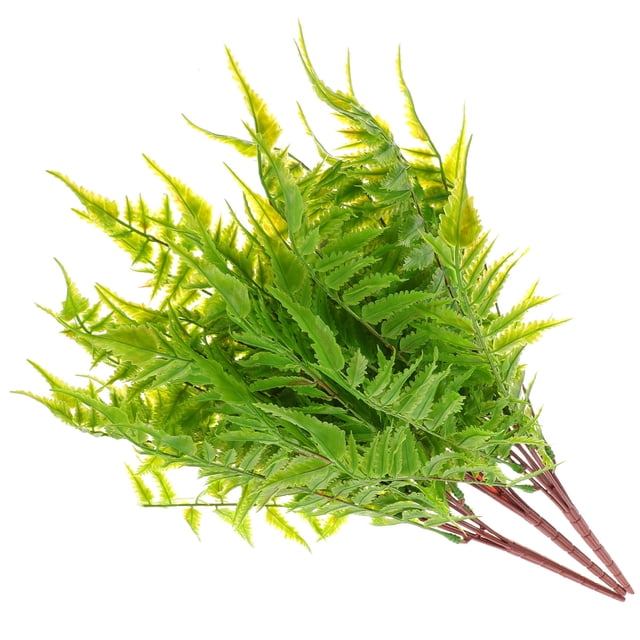 ROMANSENTIAL 3Pcs Artificial Ferns Prop Vivid and Realistic Appearance ...