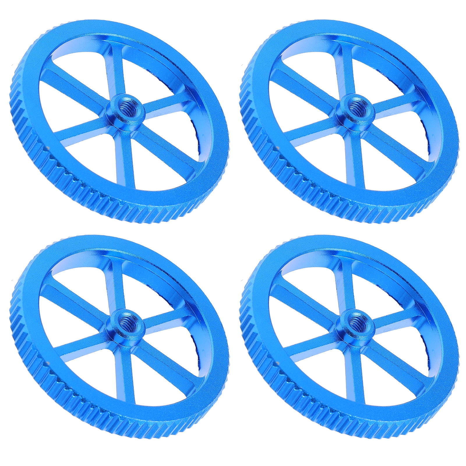 ROMANSENTIAL 4Pcs Blue Metal Leveling Screw Nut Set for 3D Printer ...