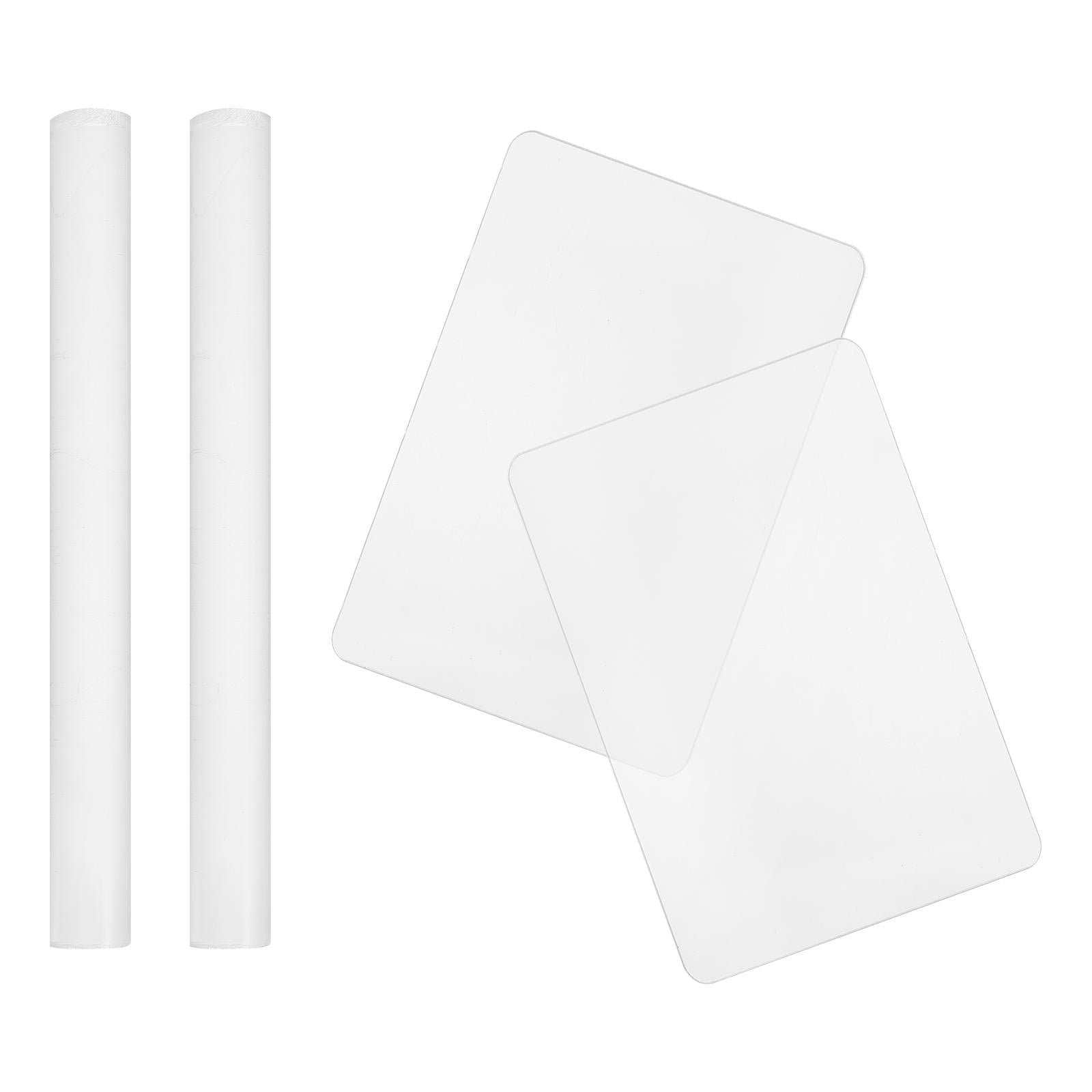 ROMANSENTIAL 4Pcs Clay Diy Tool Acrylic Clay Roller for Adjusting Clay ...