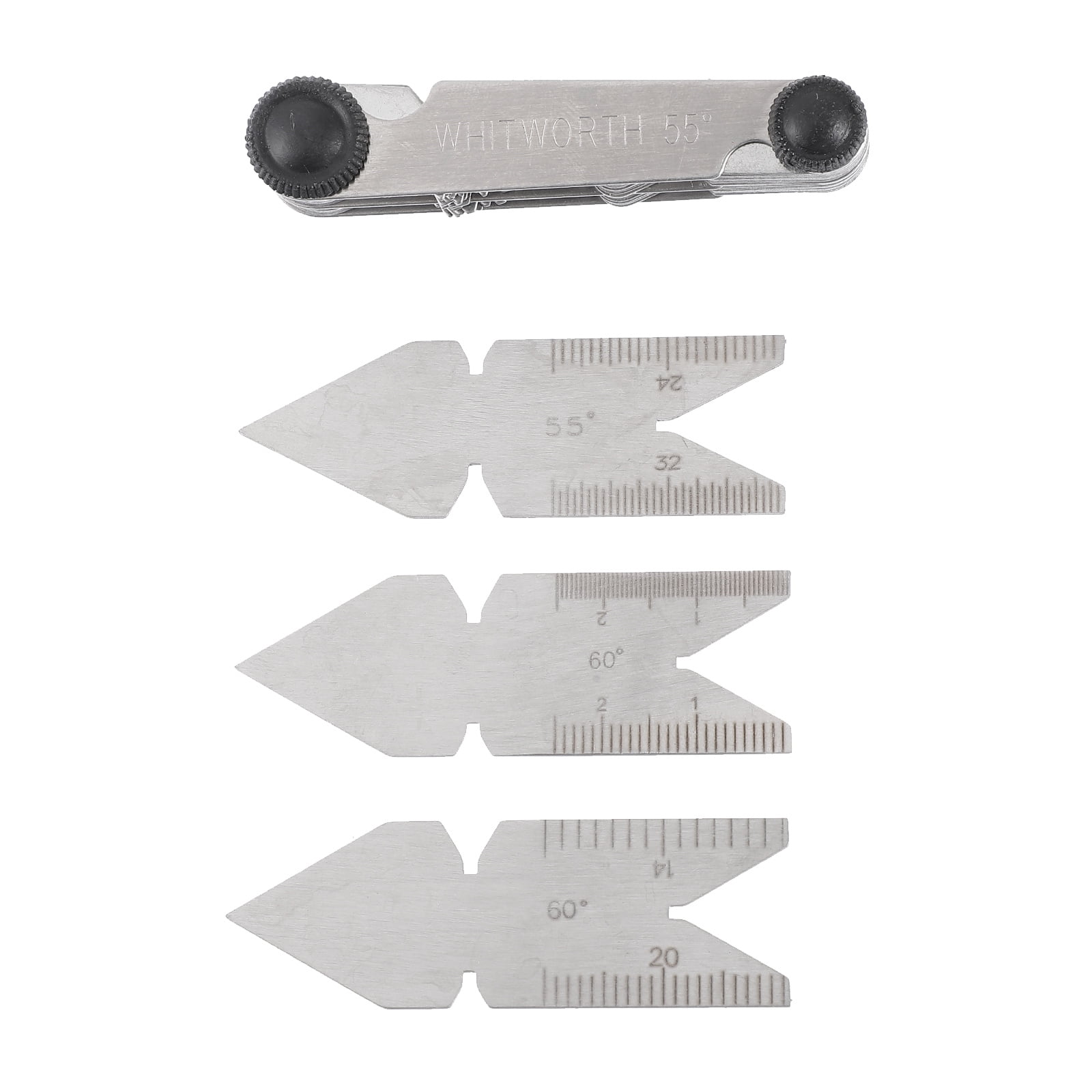 ROMANSENTIAL 4Pcs Screw Thread Pitch Gauge Tool for Lathe Operation in ...