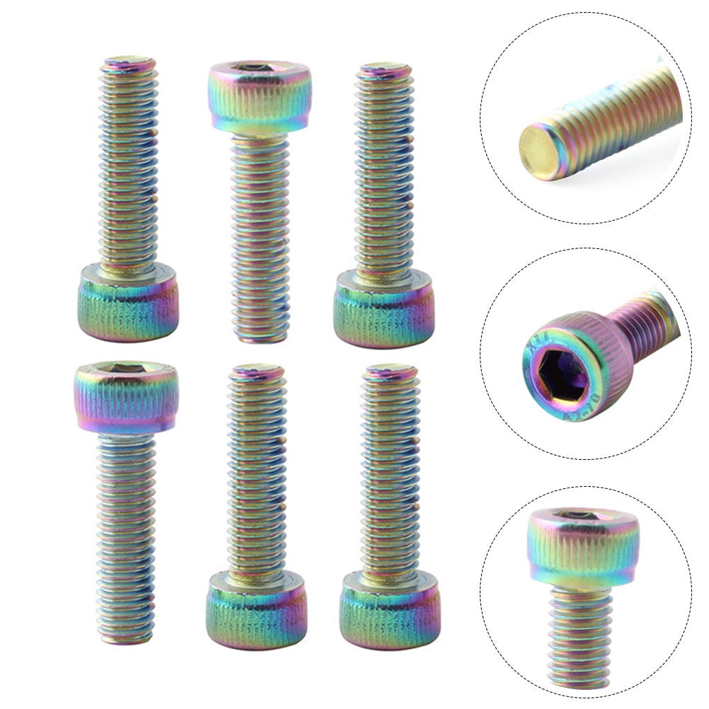 ROMANSENTIAL 6Pcs Bike Screw for Road Bike Stem Fixing Stem Bicycle ...