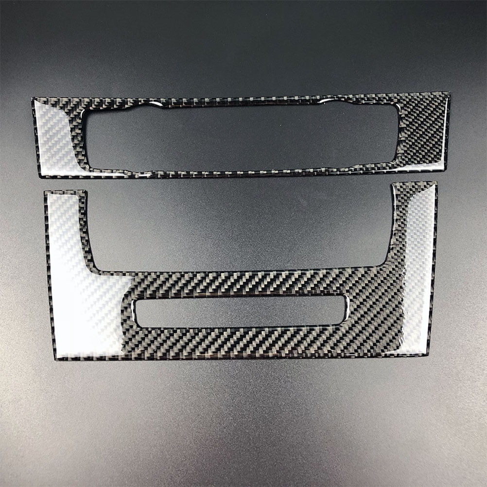 ROMANSENTIAL Auto Decals 1Set Carbon Fiber Car Stickers Reflective for ...