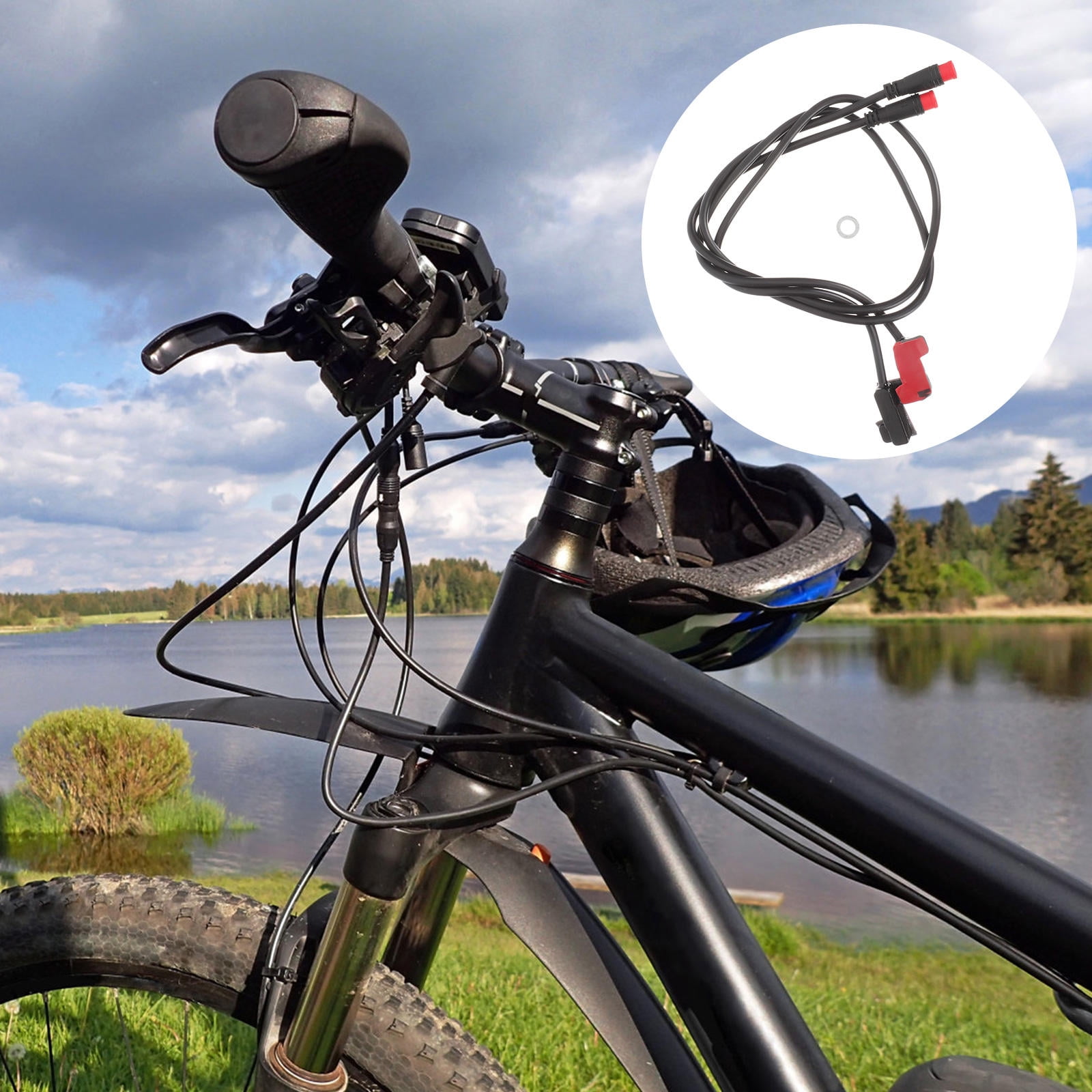 ROMANSENTIAL Bike Brake Cables 1 Pair for Cyclists in Emergency ...