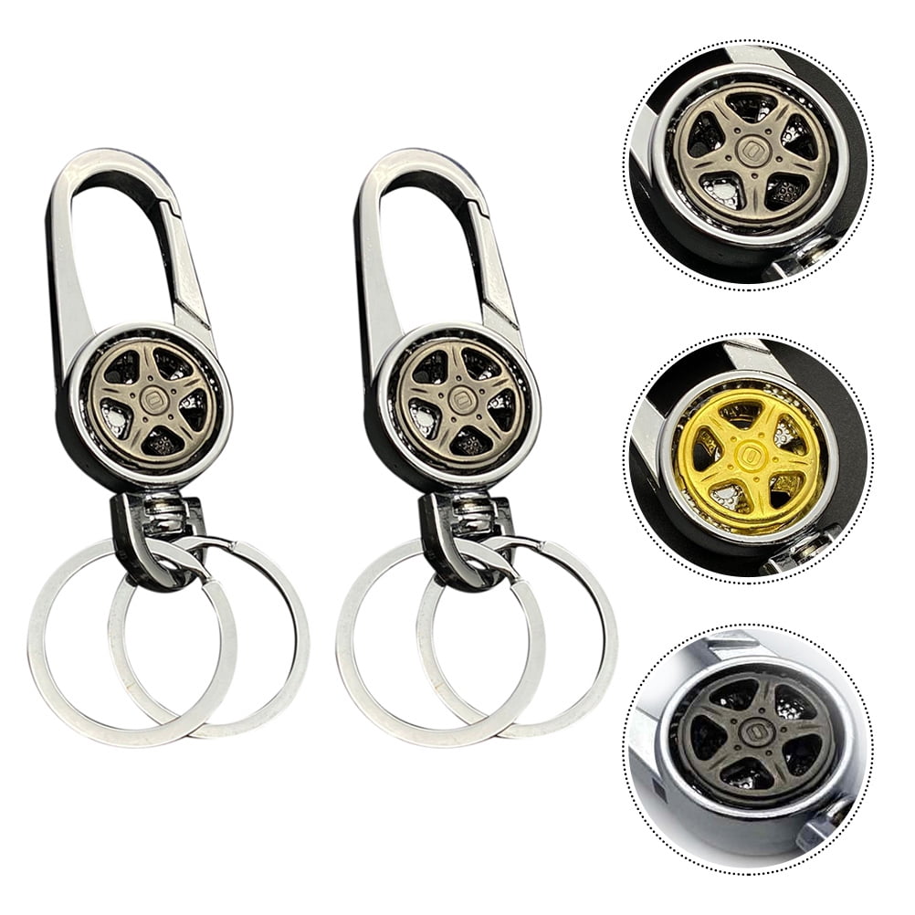 ROMANSENTIAL Car Key Chain Multi-Functional Keychain Assorted Color ...