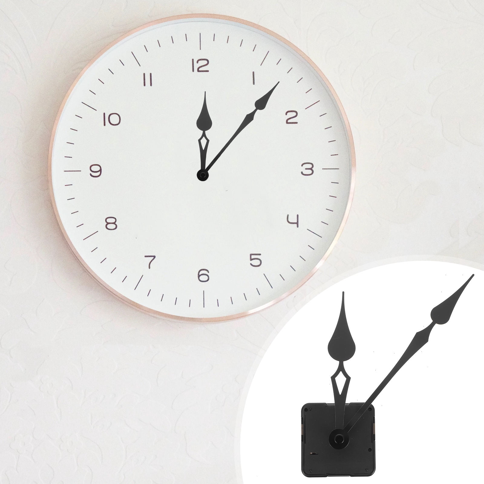 ROMANSENTIAL DIY Clock Movement 2Sets with Quiet Operation for ...