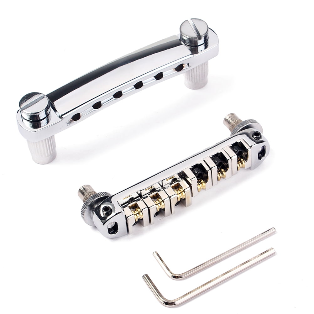 ROMANSENTIAL Guitar Tailpiece Bridge 10 4Mm String Spacing 82Mm ...