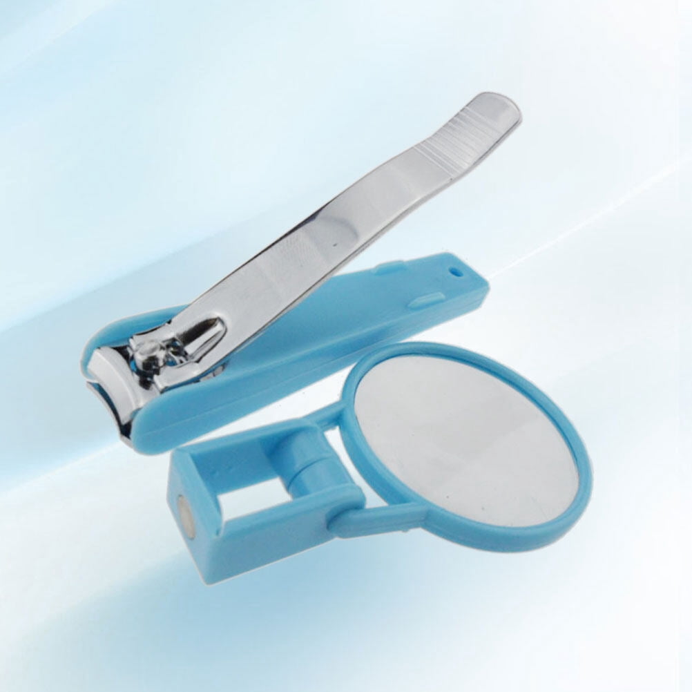 ROMANSENTIAL Nail Care Tools in Sky-Blue Plastic and Stainless Steel ...