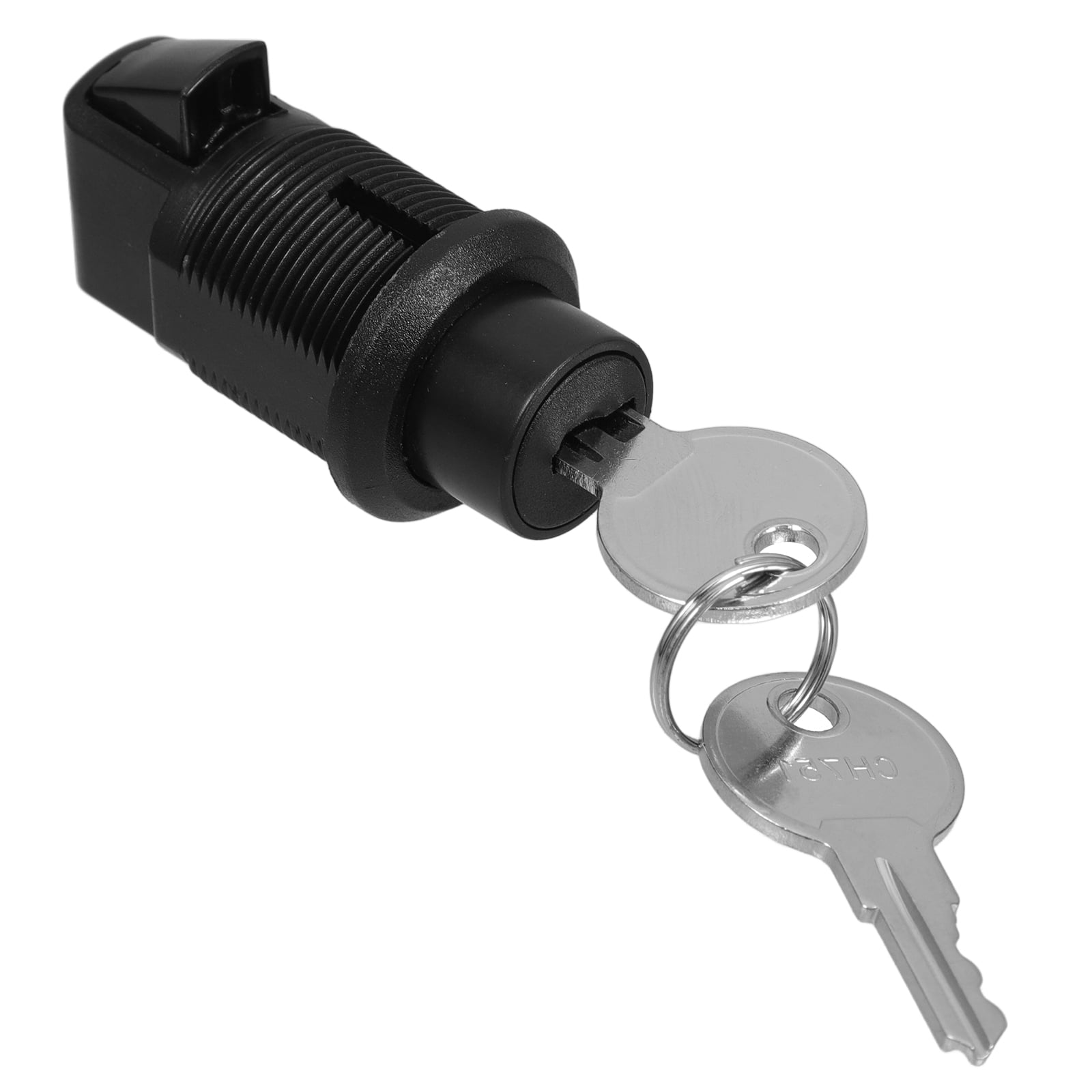 ROMANSENTIAL Push Button Open Lock Black Round for Automotive 6x0.39in ...