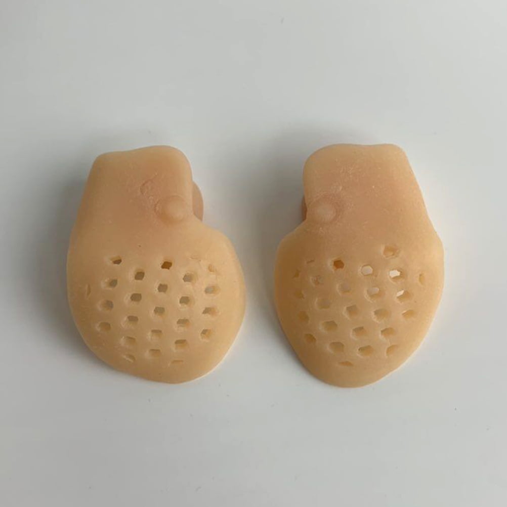 ROMANSENTIAL Toe Separators with Hole for Pain Relief Protective Case ...