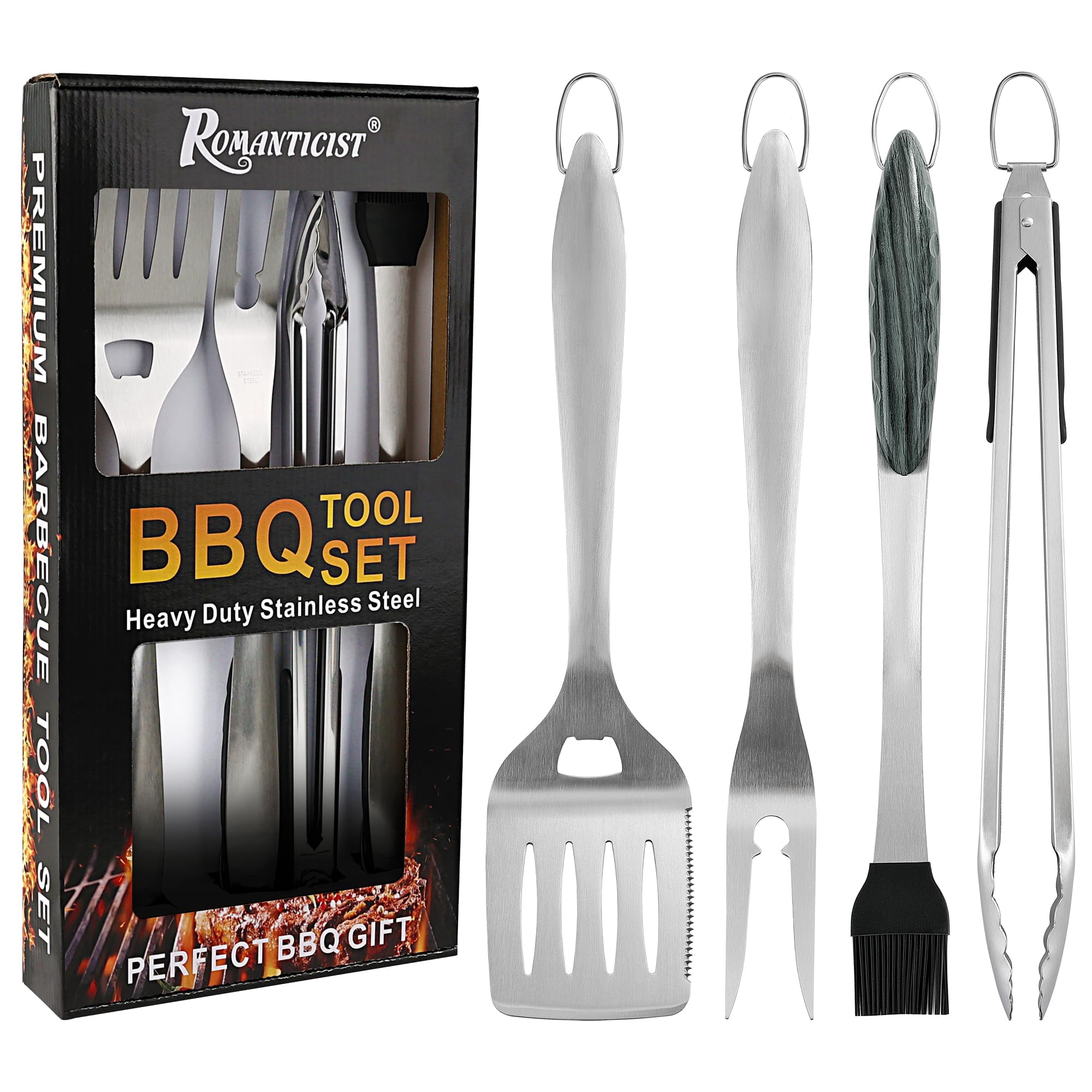 ROMANTICIST 4pc Heavy Duty Grill Accessories for Top Chef ...