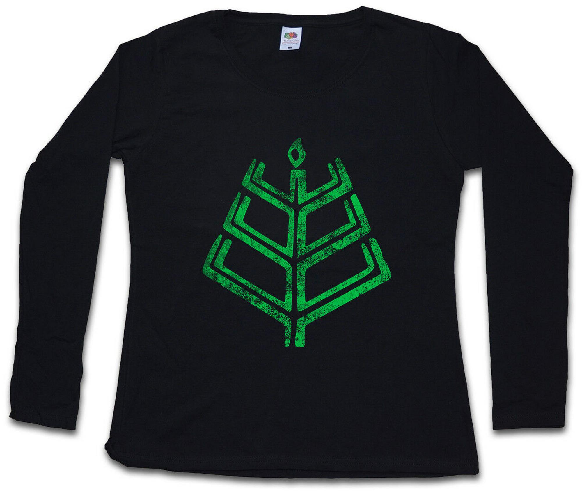 ROMUVA LATVIAN DIEVTURITY SYMBOL WOMEN LONG SLEEVE T-SHIRT Insigna Sign ...