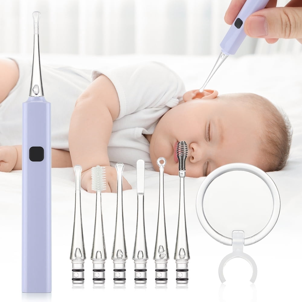 ROMYSE Baby Ear Wax Cleaner LED Light Ear Cleaning Earpick Earwax ...