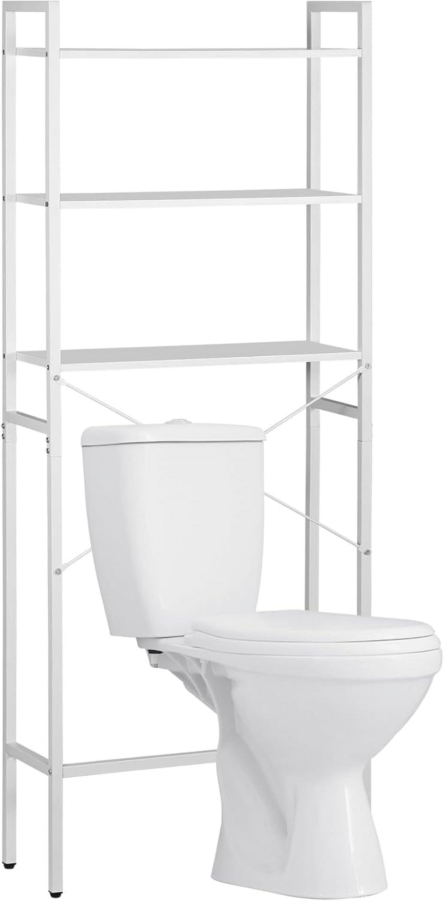 RONG-3 3-Tier Over The Toilet Storage , Metal Bathroom and Storage for ...