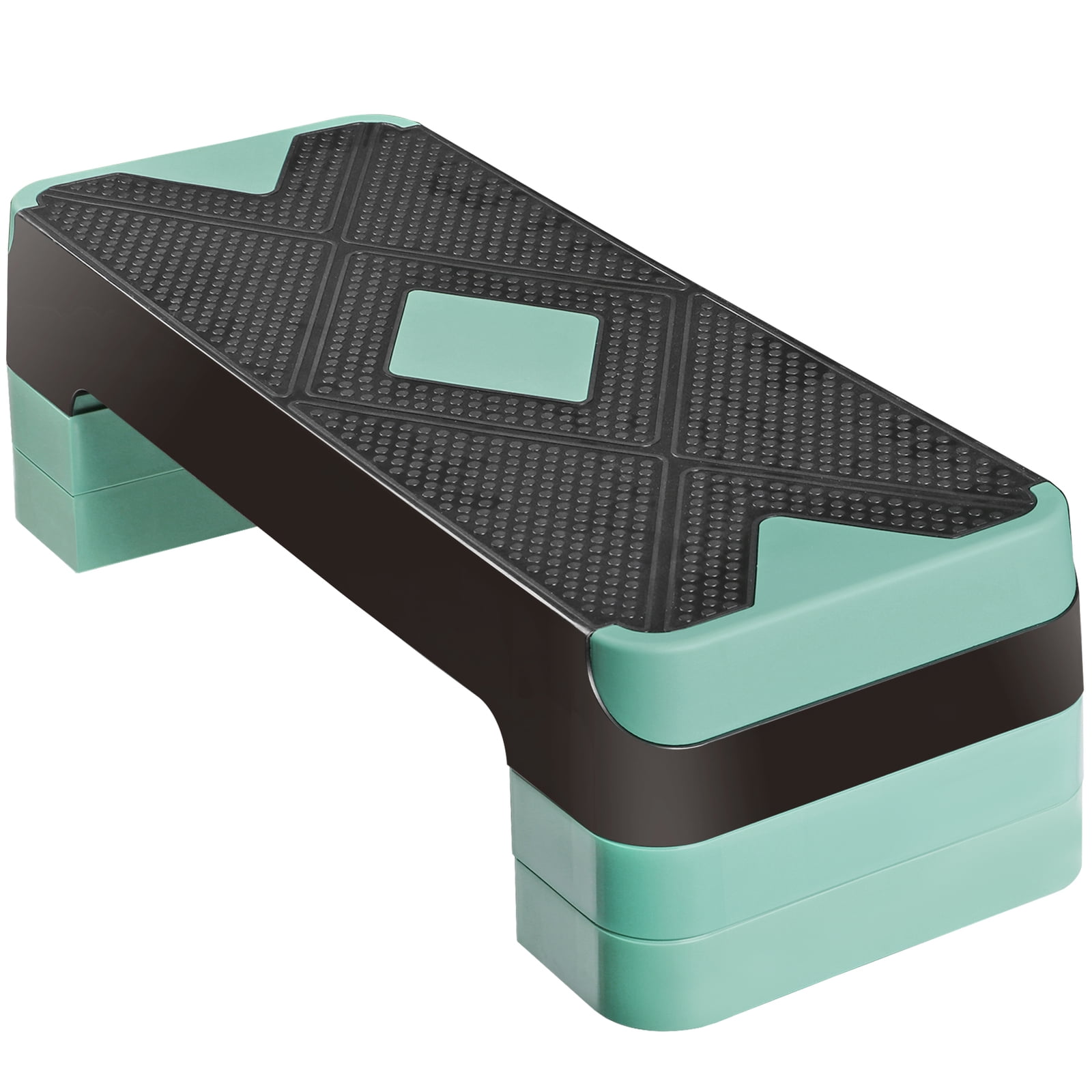 RONG-3 Aerobic Step Exercise Platform Stepper with 4 Risers,Home Gym ...