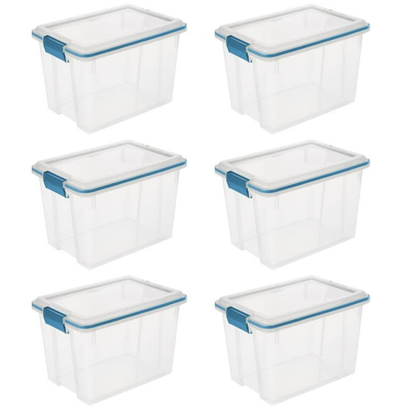 RONG-3 Gasket Box, Stackable Storage Bin with Latching Lid which keep ...